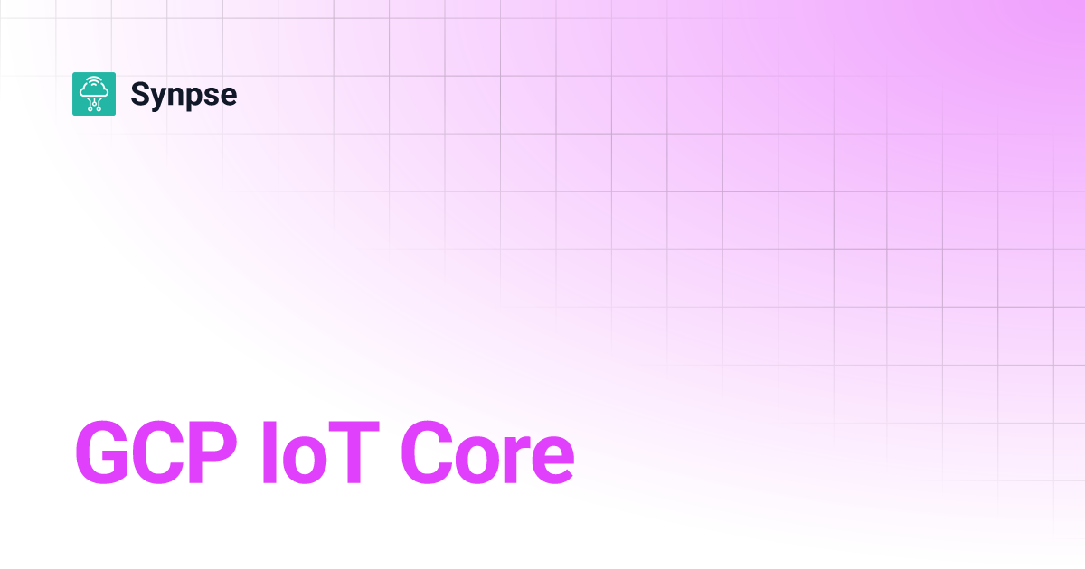 GCP IoT Core | Synpse