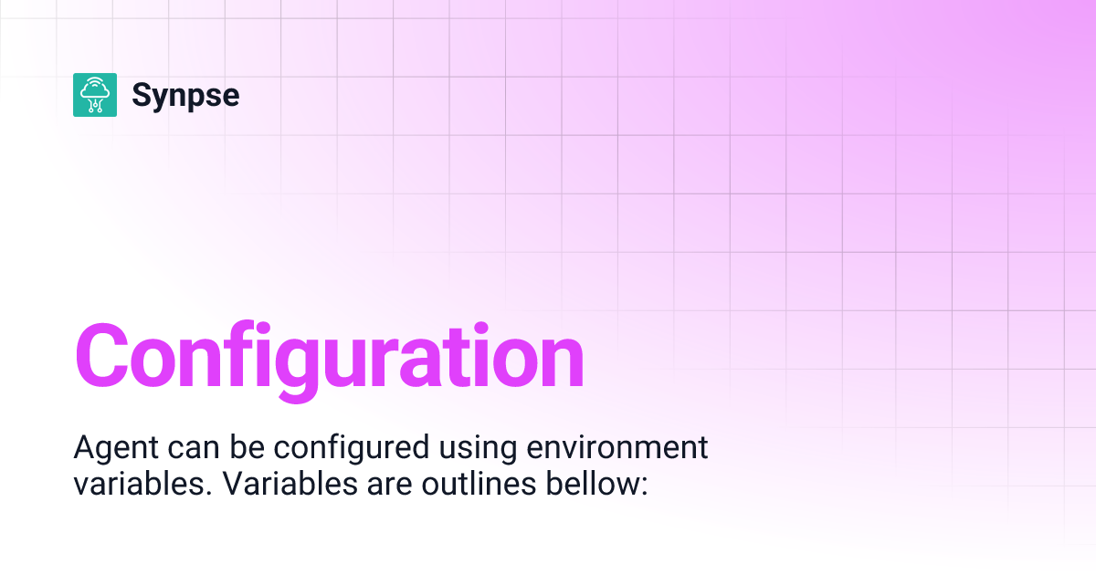 Configuration | Synpse